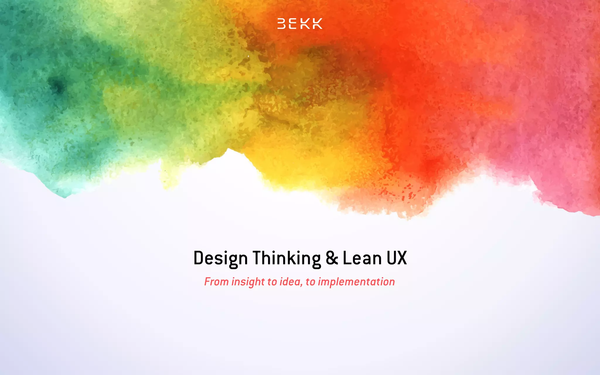 Design Thinking & Lean UX | PDF