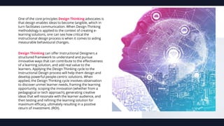 How Design Thinking Can Enhance Your Learning Experience Design | PPT