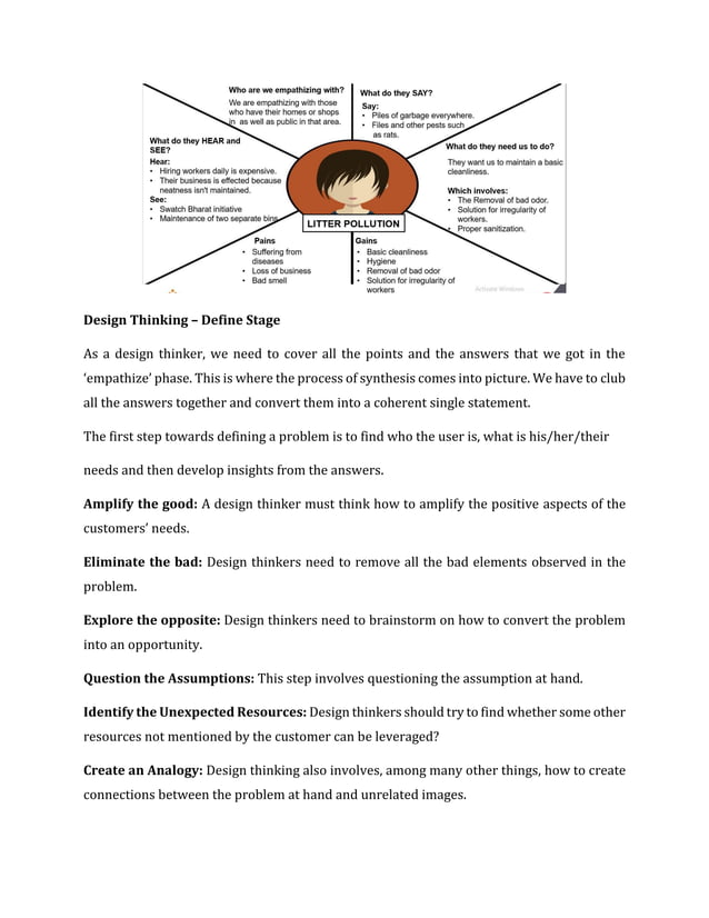 Design thinking notes | PDF