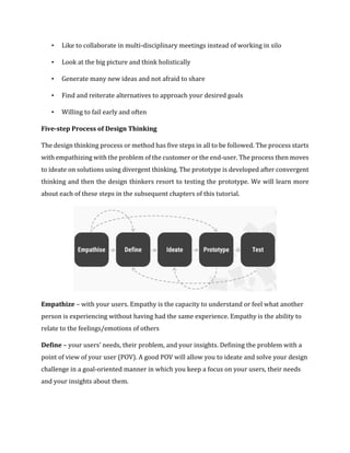 Design thinking notes | PDF