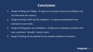 Design thinking for a startup - Imaginea Design | PPT