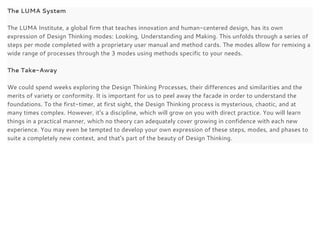 Design Thinking Overview (summary by Interaction Design Foundation) | PPT