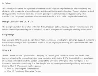 Design Thinking Overview (summary by Interaction Design Foundation) | PPT