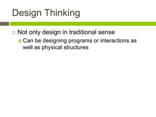 Design Thinking PBL Week 1 | PPT