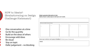 Design Thinking _ A problem Solving Framwwork | PPT