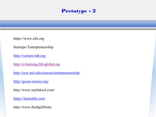 Design thinking pretotype assignment