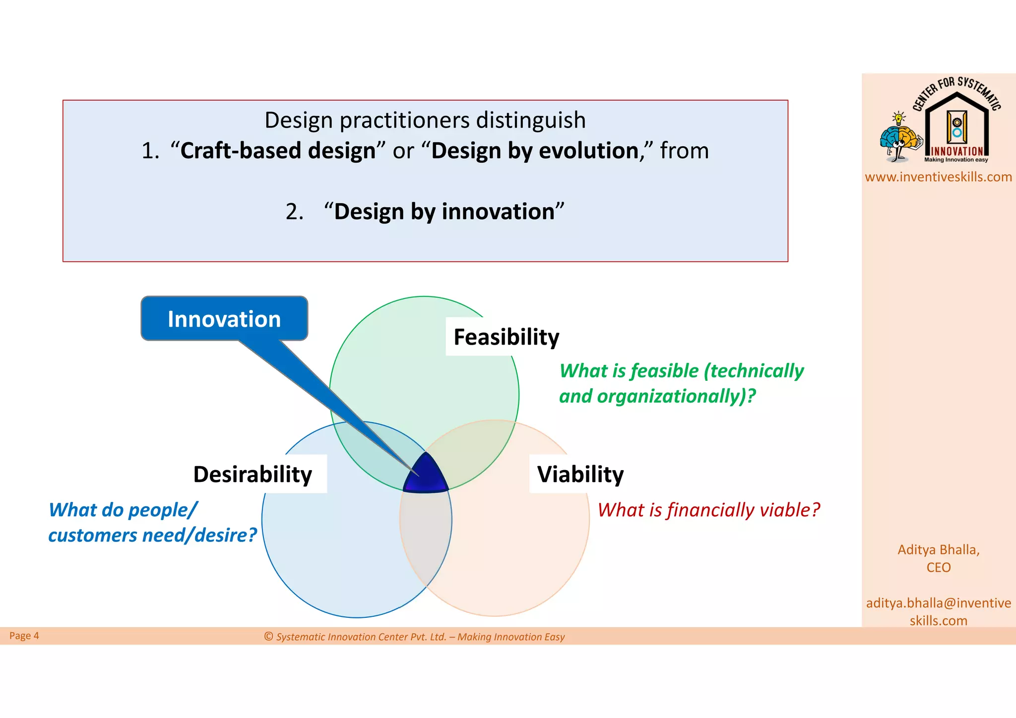 Design Thinking Skills and the TRIZ connection | PDF