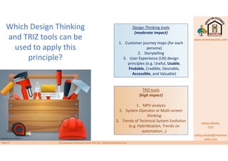 Design Thinking Skills and the TRIZ connection | PDF