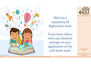 Design Thinking Skills and the TRIZ connection | PDF