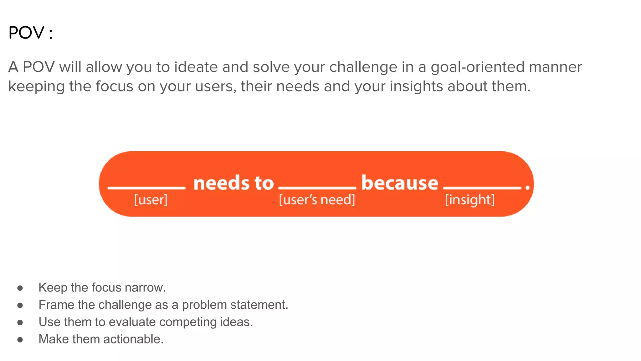 Design Thinking : The 5 Stage Process | PPTX
