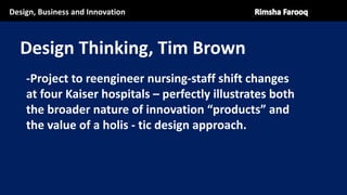 Design thinking, tim brown | PDF