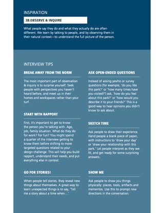 Design Thinking Toolkit tool that use to design work | PDF