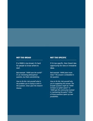 Design Thinking Toolkit tool that use to design work | PDF