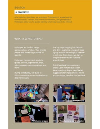 Design Thinking Toolkit tool that use to design work | PDF