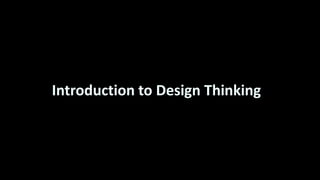 Design Thinking : An Introduction for Engineering Students | PDF
