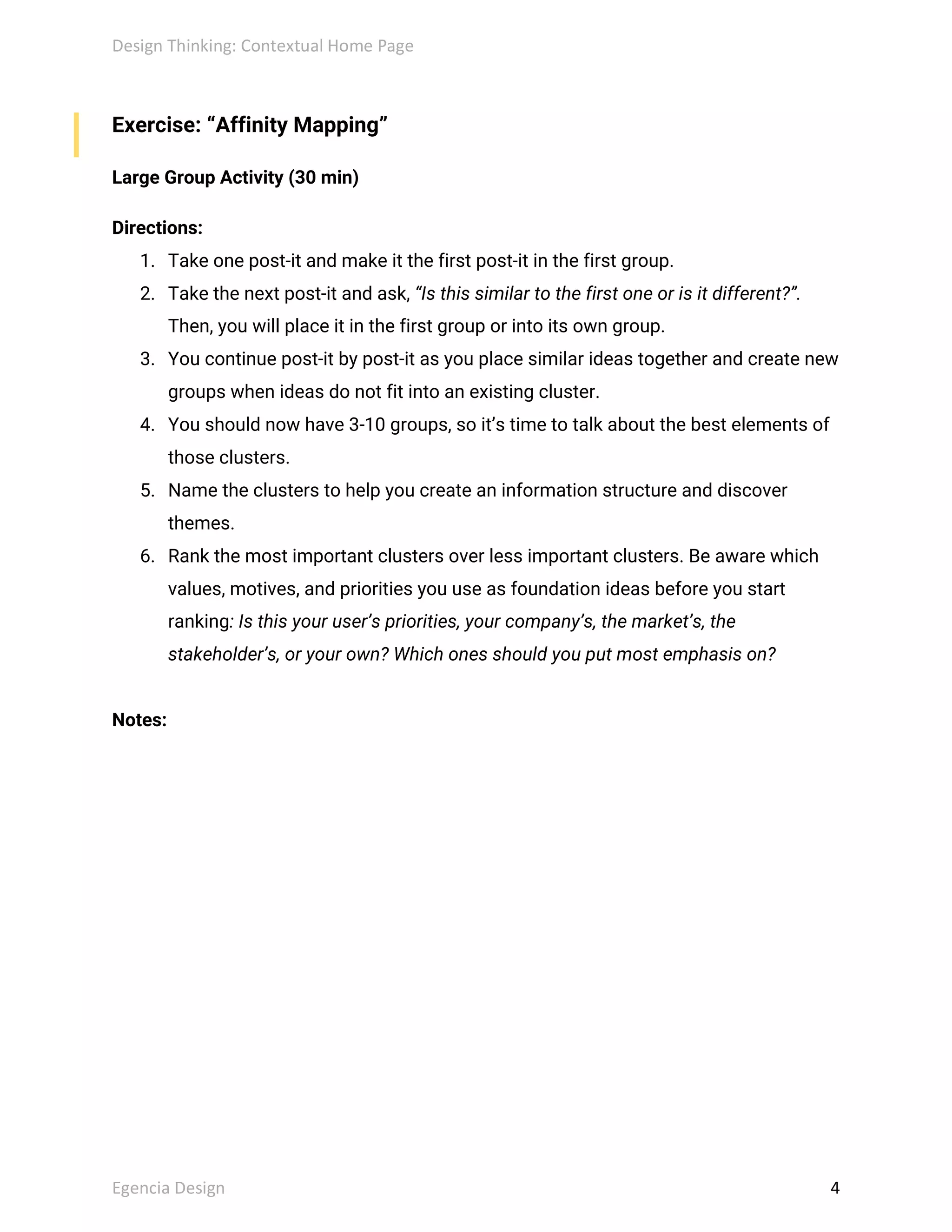 Design thinking worksheet | PDF