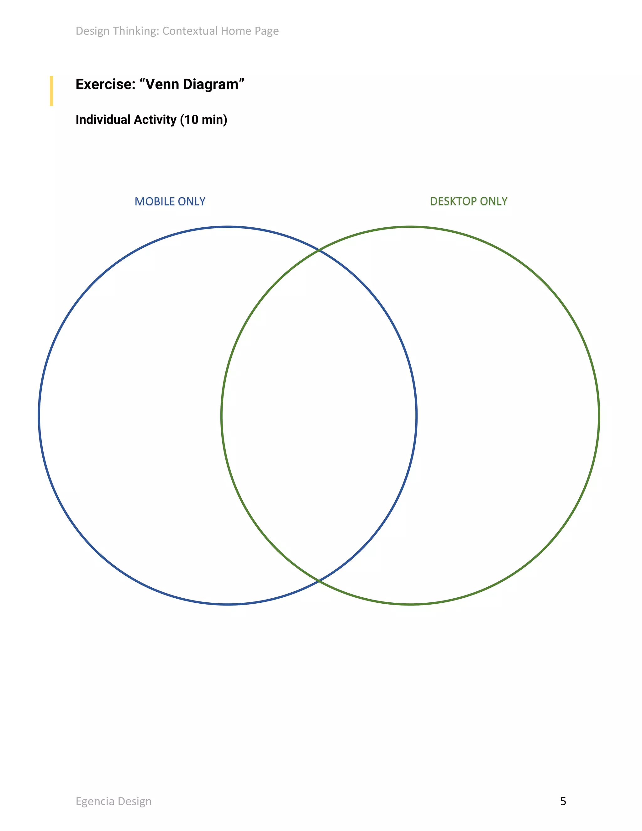 Design thinking worksheet | PDF