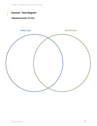 Design thinking worksheet | PDF