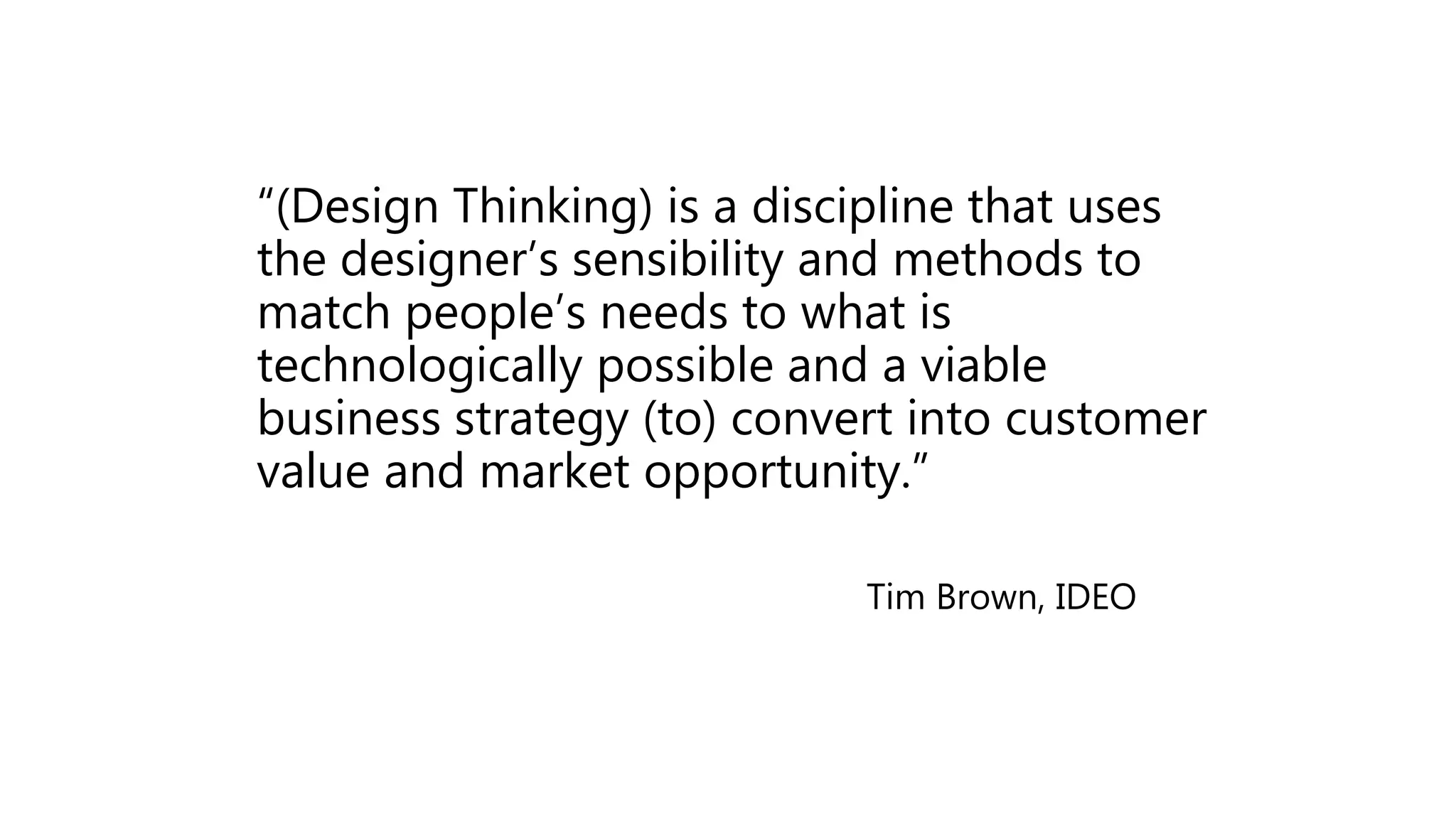 Intro to Design Thinking | PPTX