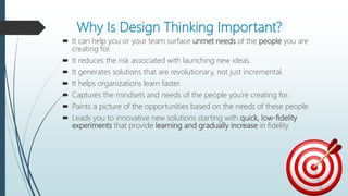 Design thinking workshop | PPTX