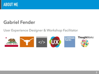 Practical Design Thinking Workshop for Kingston University | PDF