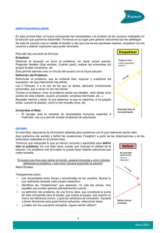 Design thinking y el Sistema de Innovacion | PDF