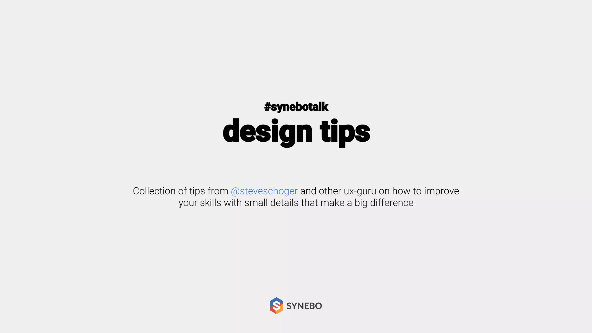 Design tips for UI/UX | PPT
