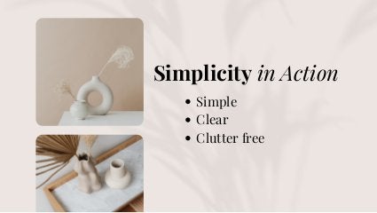Design Tips for Simplicity | PPT