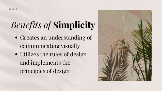 Design Tips for Simplicity | PPT