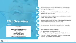 TMJ Overview | PPTX