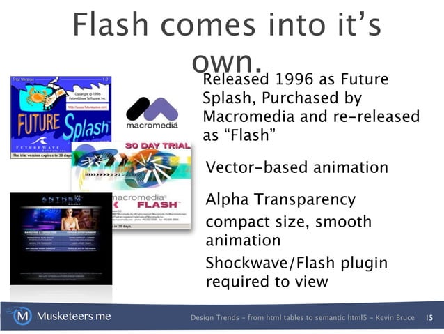 Design trends - from html tables to semantic html5 | PPT