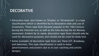 Design and type terms explained | PPT