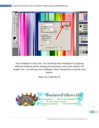 Design wallpaper in adobe photoshop ( business fellows ) | PDF ...