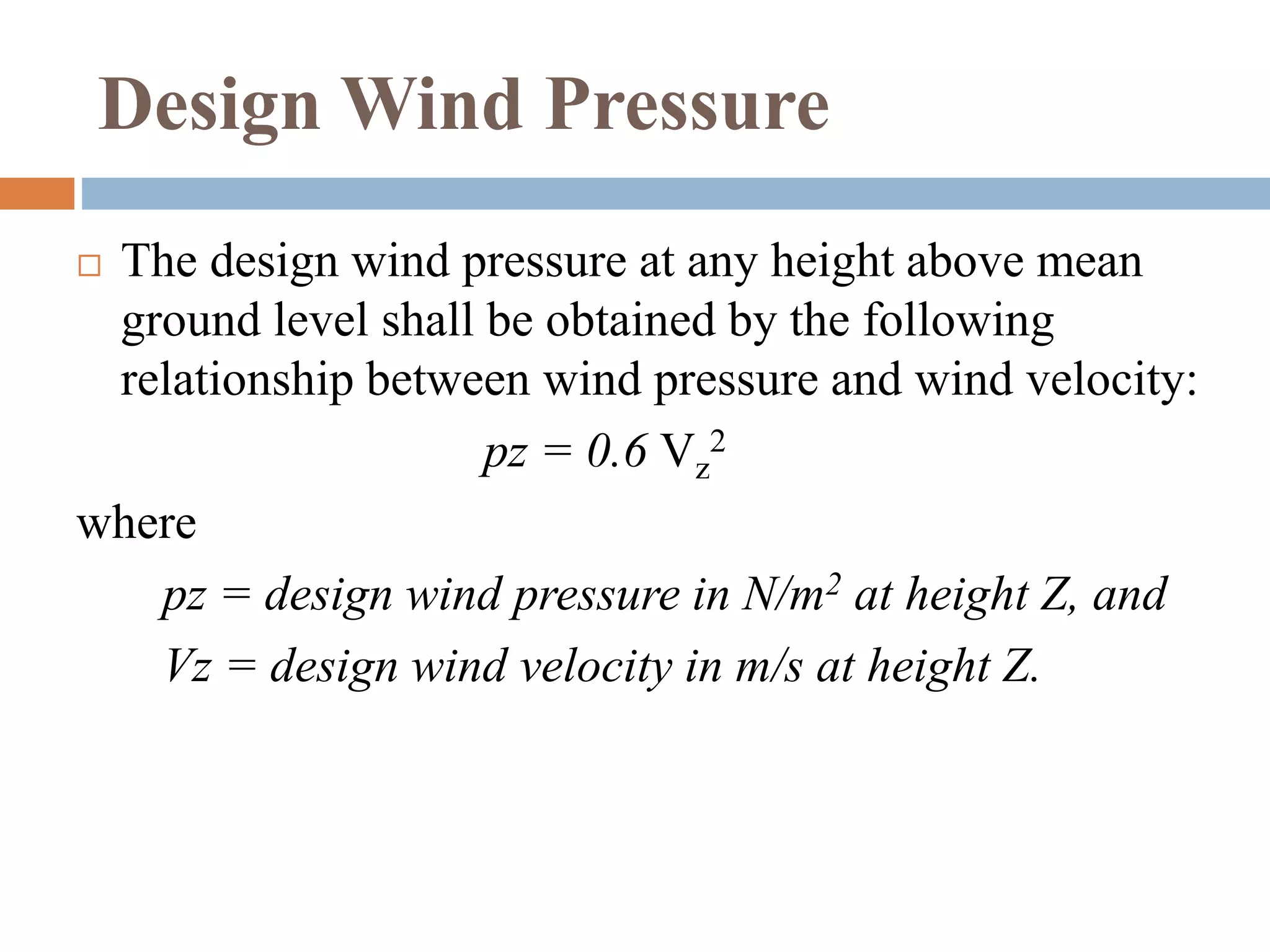 Design wind load | PPTX