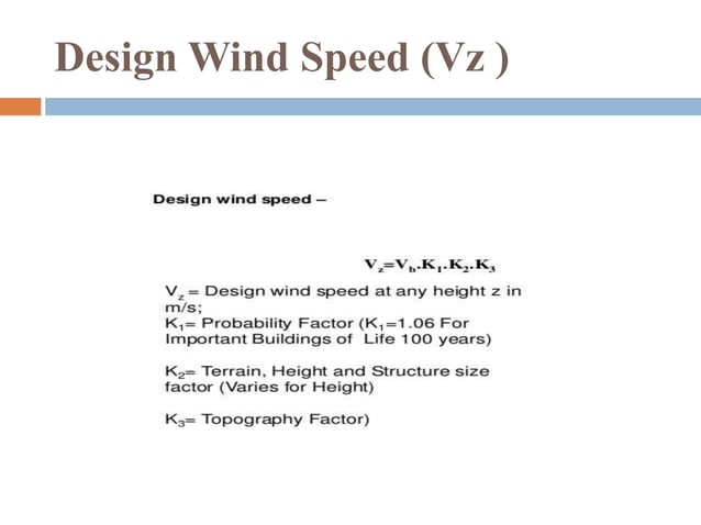 Design wind load | PPTX