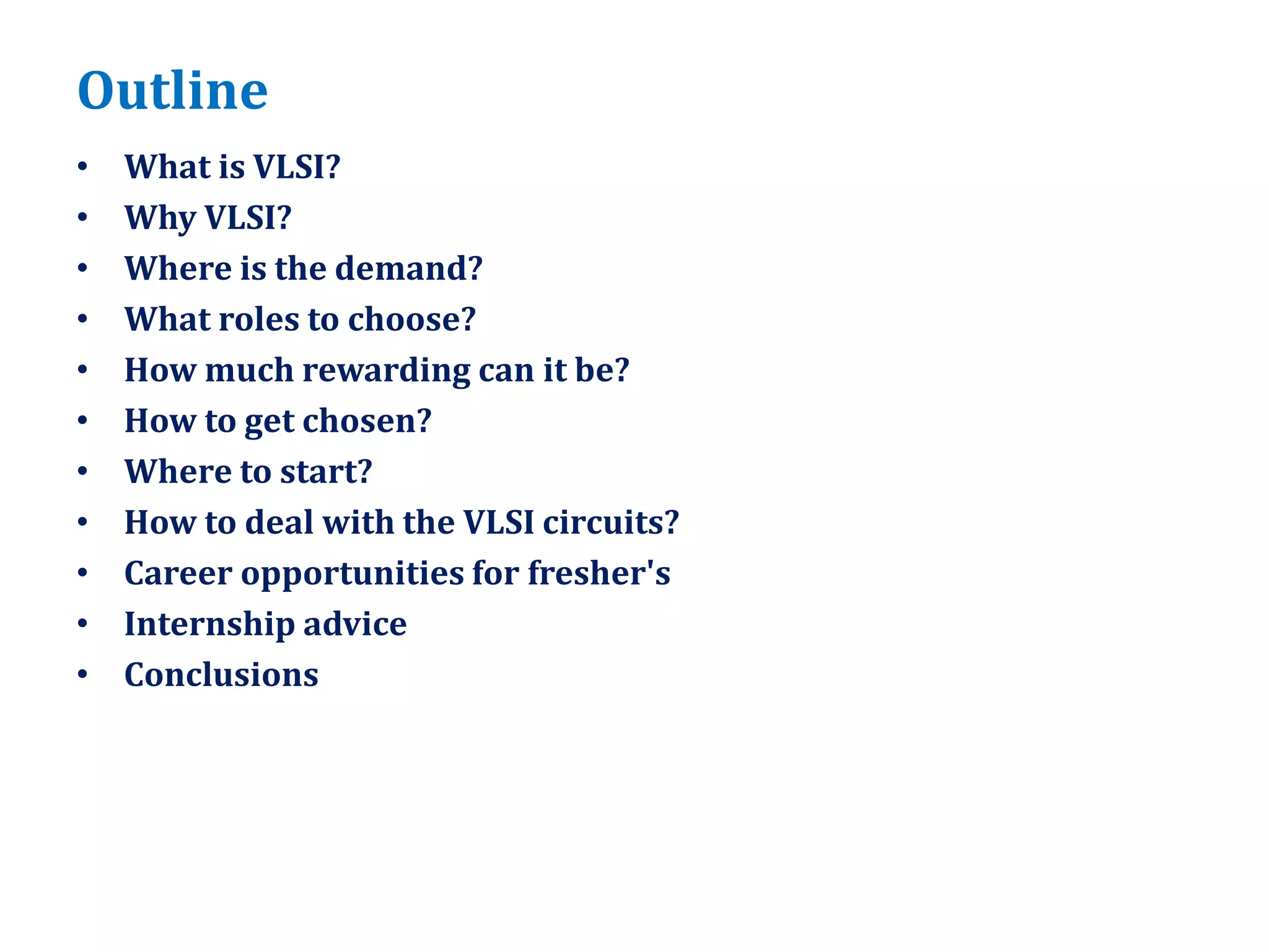 Design your career in VLSI | PPTX