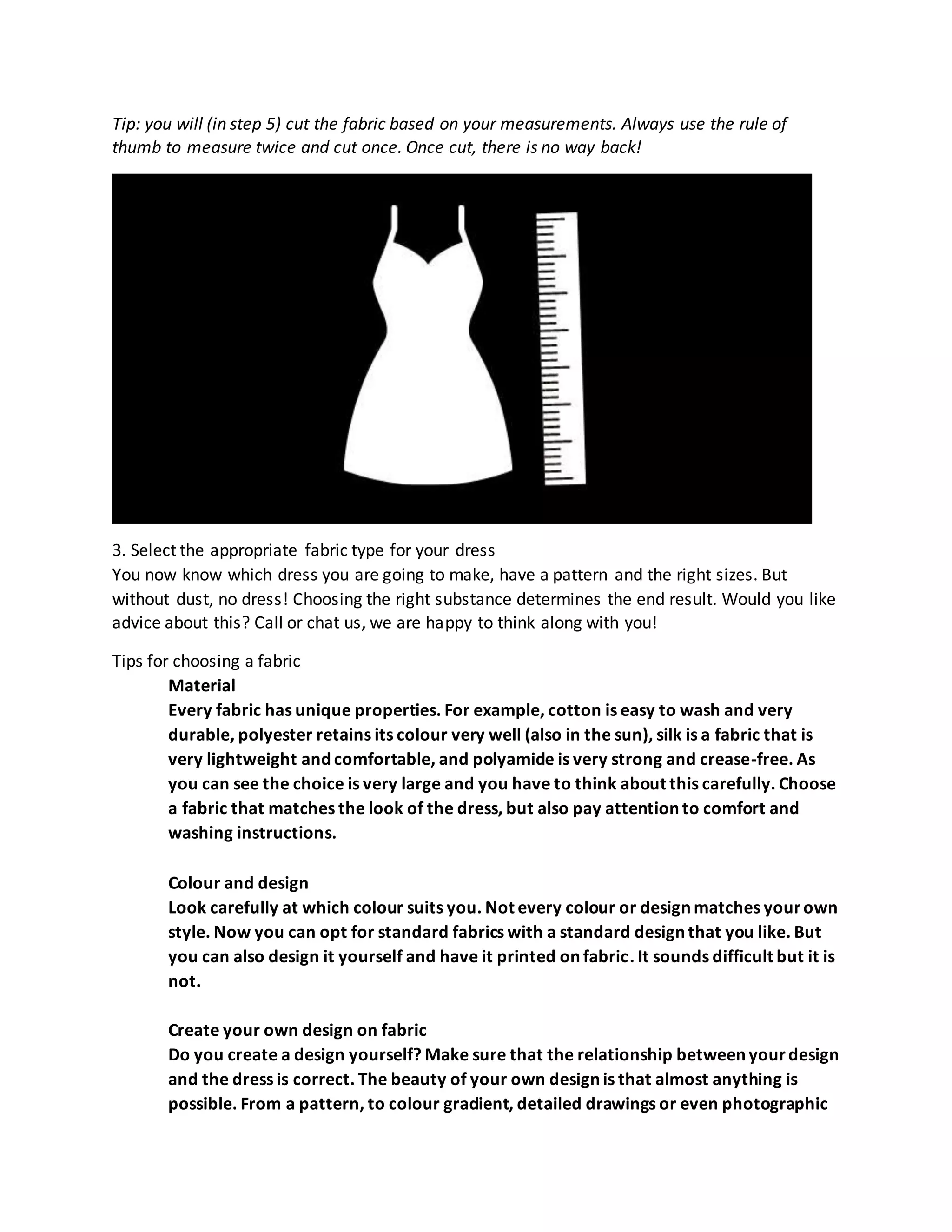 Design your dress | PDF