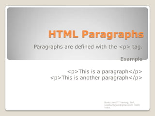 Design your first website using HTML | PPTX