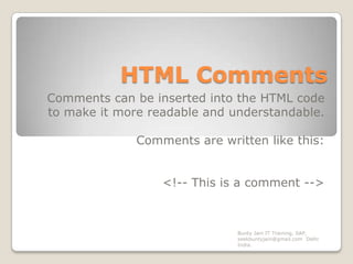 Design your first website using HTML | PPTX