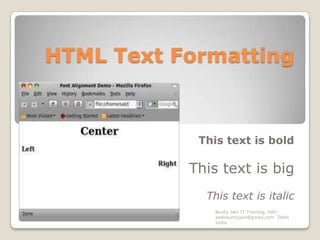 Design your first website using HTML | PPTX