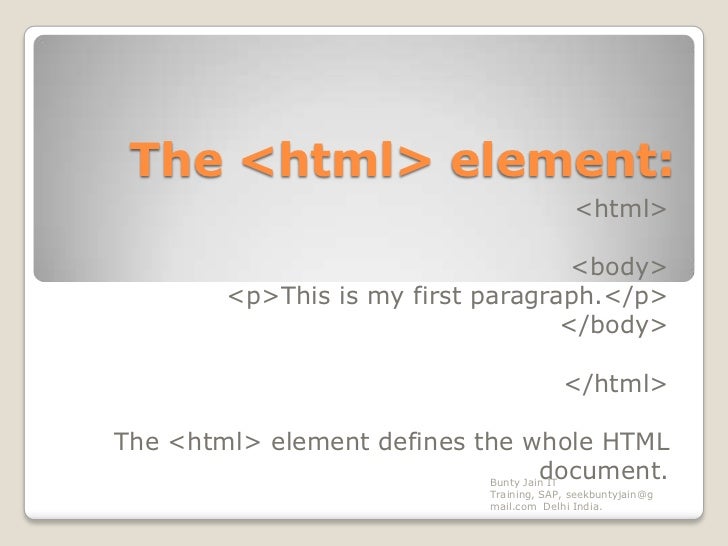 Design your first website using HTML