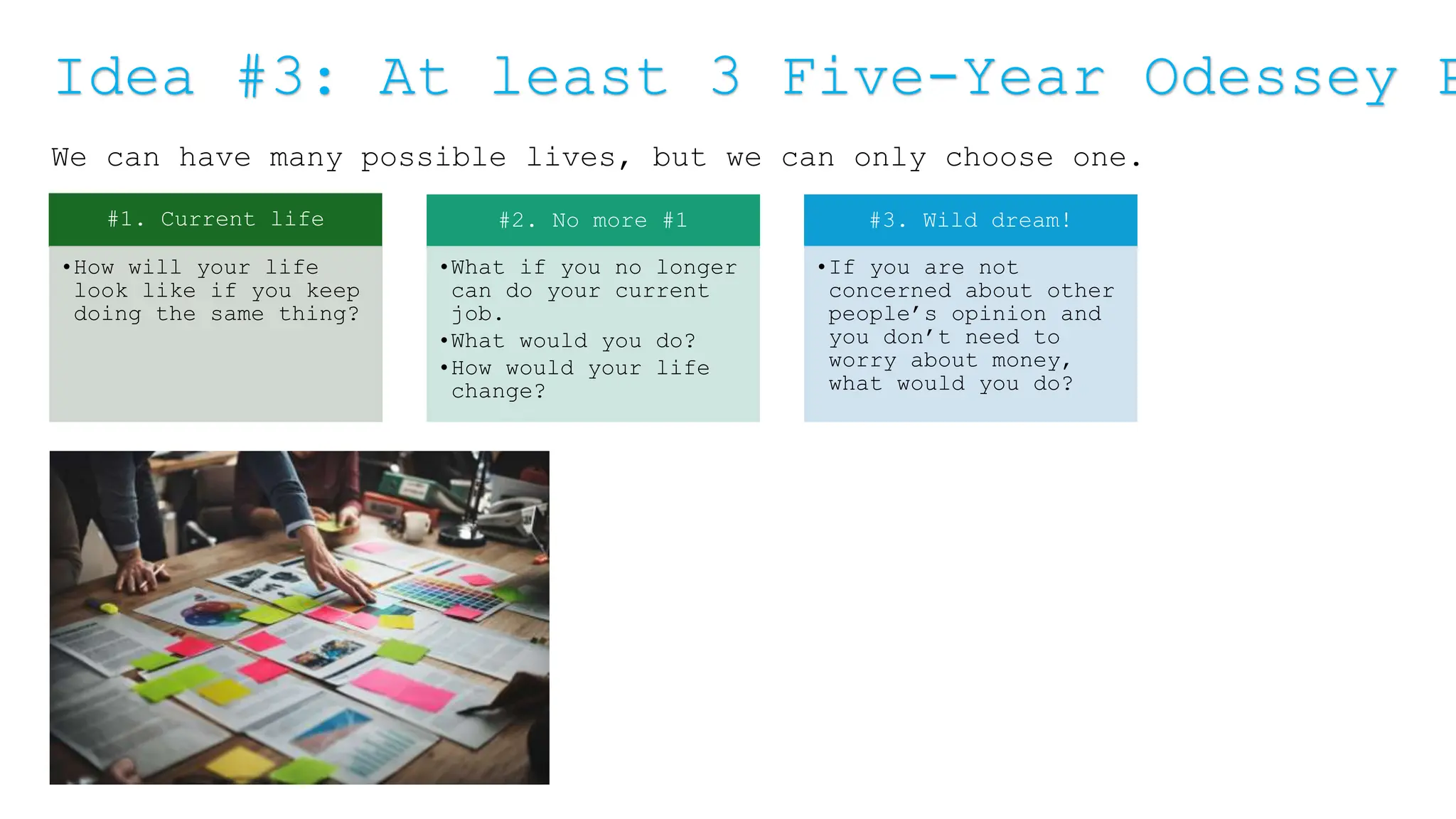 A summary of 5 steps to designing the life you want by Bill Burnett | PPT