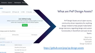 Design your Modern Intranet using SharePoint PnP Design Assets | PPT