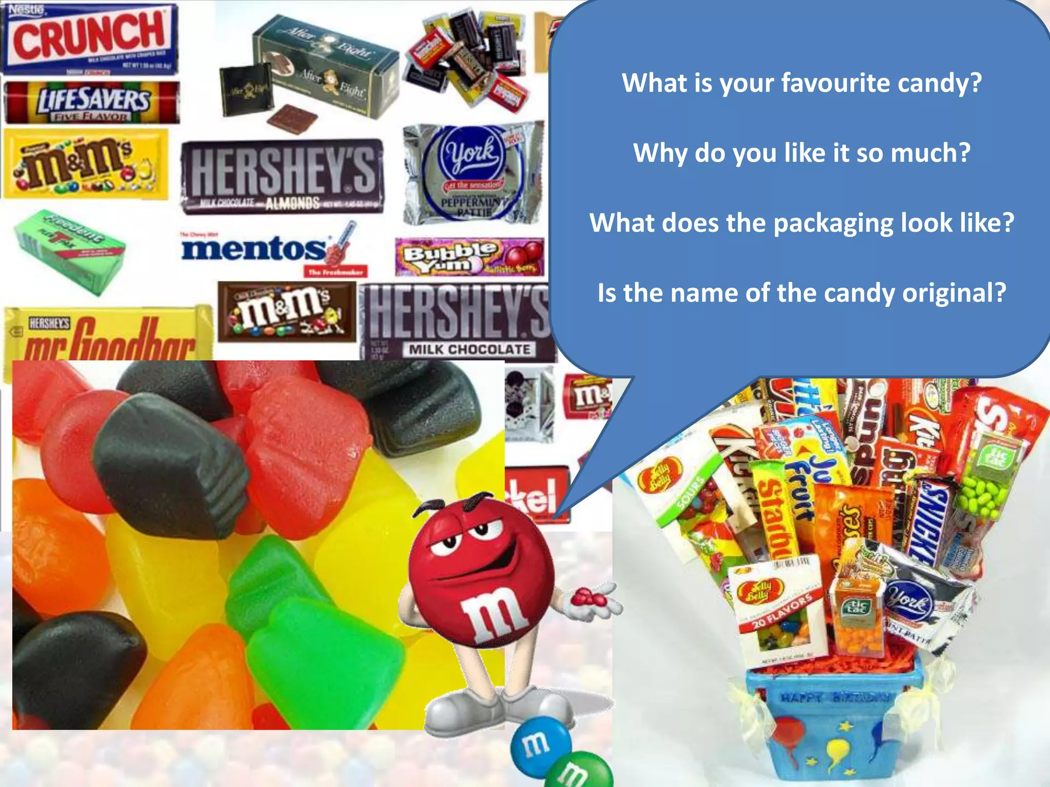 Design your own candy! | PPTX | Desserts and Baking | Food & Drink