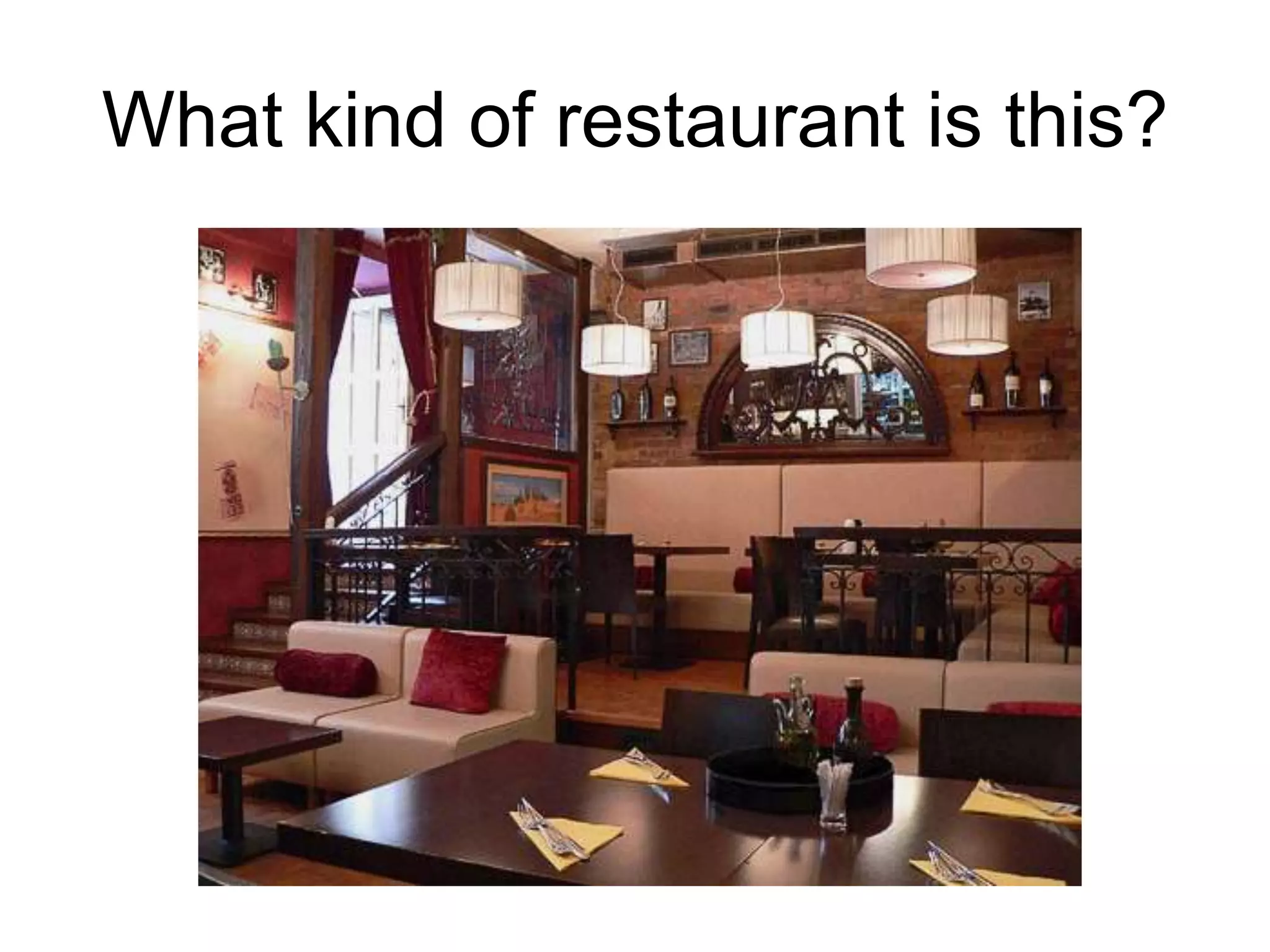 Design your own restaurant | PPT