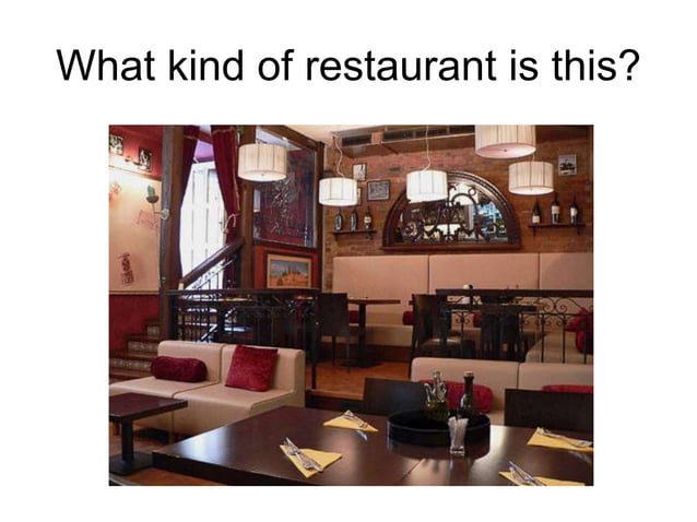 Design your own restaurant | PPTX | Bars & Restaurants | Attractions