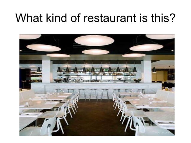 Design your own restaurant | PPTX | Bars & Restaurants | Attractions