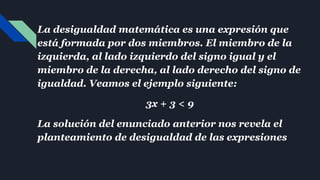 Desigualdades matematicas | PPTX
