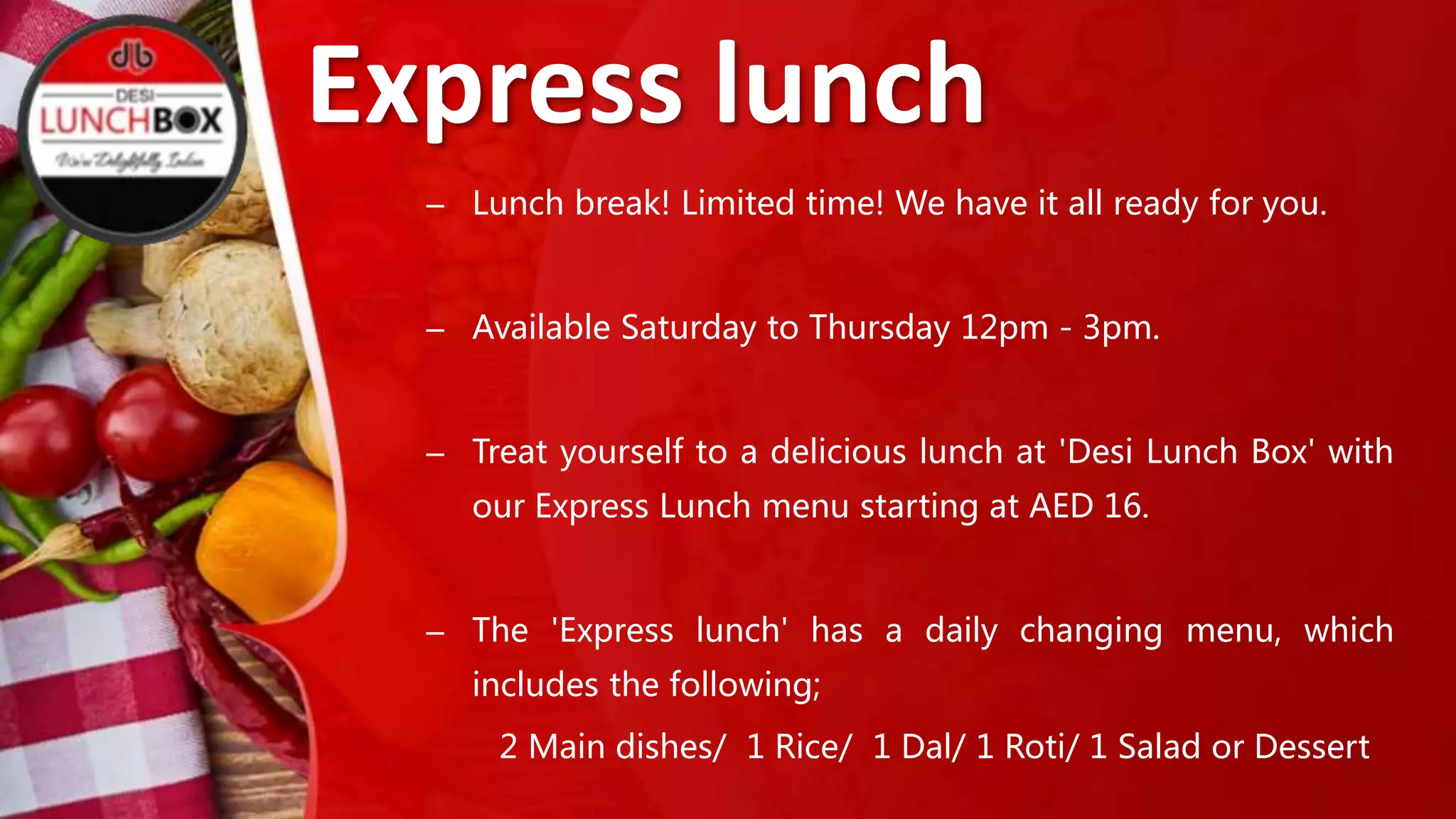 Desi lunch box | PPTX