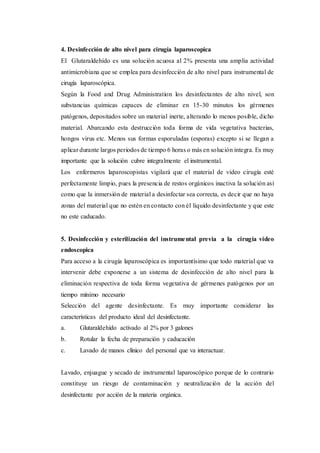 Desinfeccion y esterilizacion | DOCX